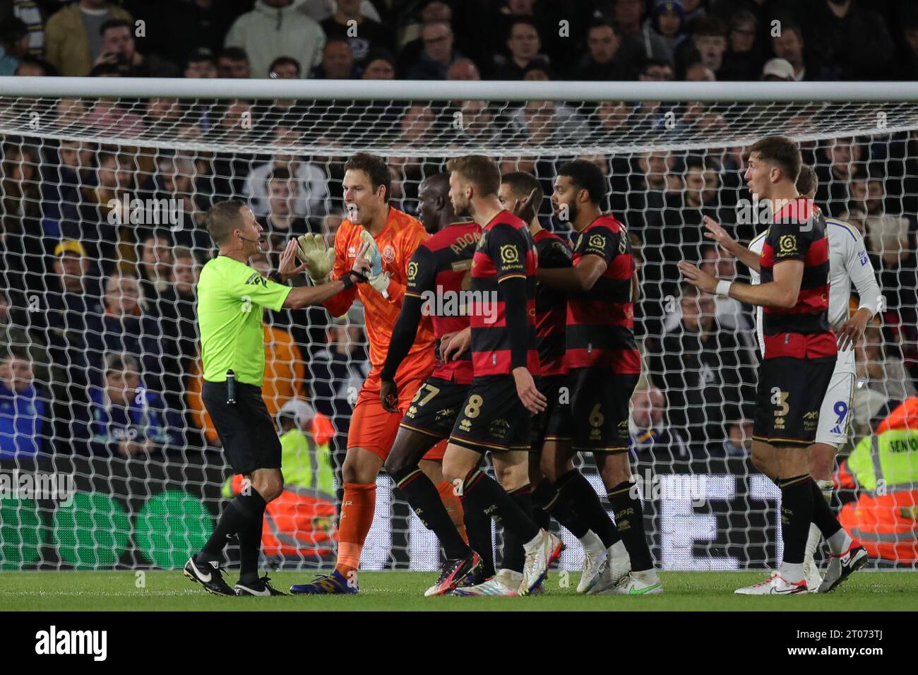 Leeds, UK. 04th Oct, 2023. Asmir Begovi? #1 of Queens Park Rangers ...