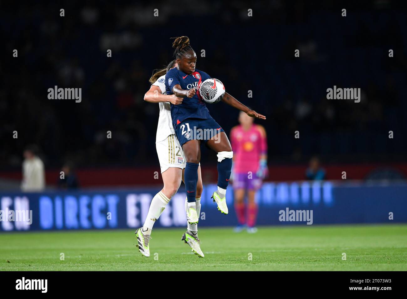 Paris, France. 01st Oct, 2023. Sandy Baltimore during the D1 Arkema ...