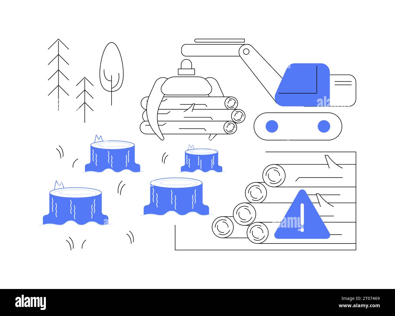 Deforestation abstract concept vector illustration Stock Vector Image ... Deforestation abstract concept vector illustration Stock Vector Image ...