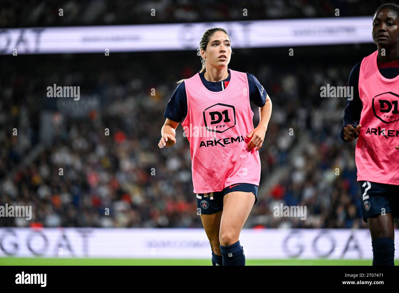 Paris, France. 01st Oct, 2023. Korbin Albert during the D1 Arkema Women ...