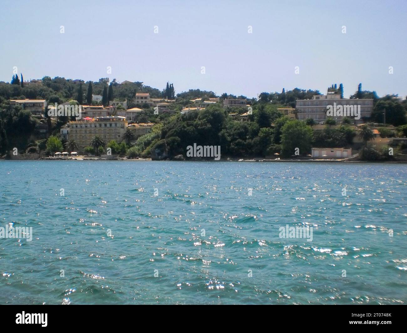 Corfu island in Greece is a beautiful summer destination Stock Photo ...