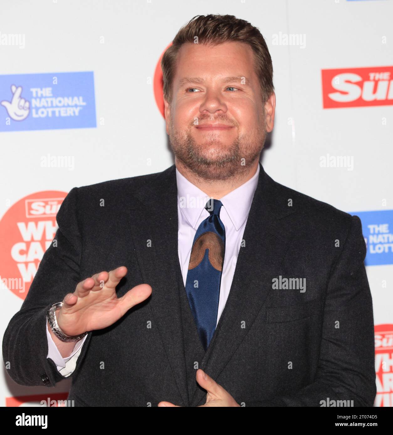 London, UK. James Corden at The Sun’s Who Cares Wins Awards. The ...