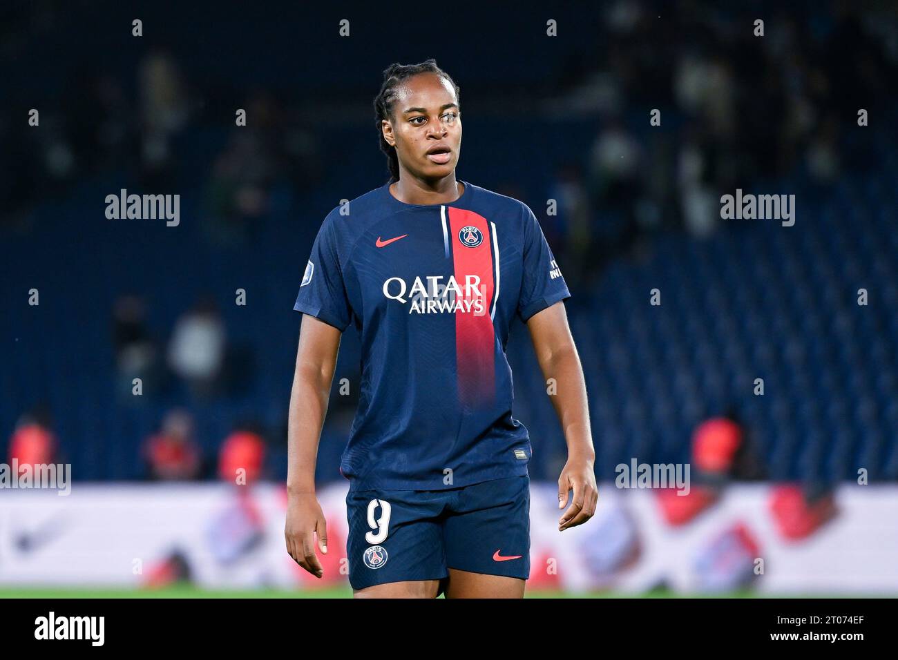 Paris, France. 01st Oct, 2023. Marie-Antoinette Katoto during the D1 ...