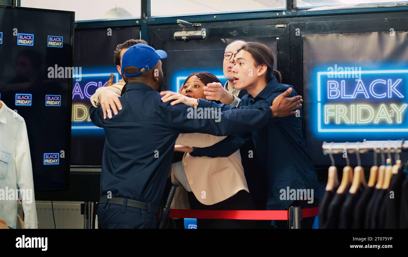 Angry customers line hi-res stock photography and images - Alamy