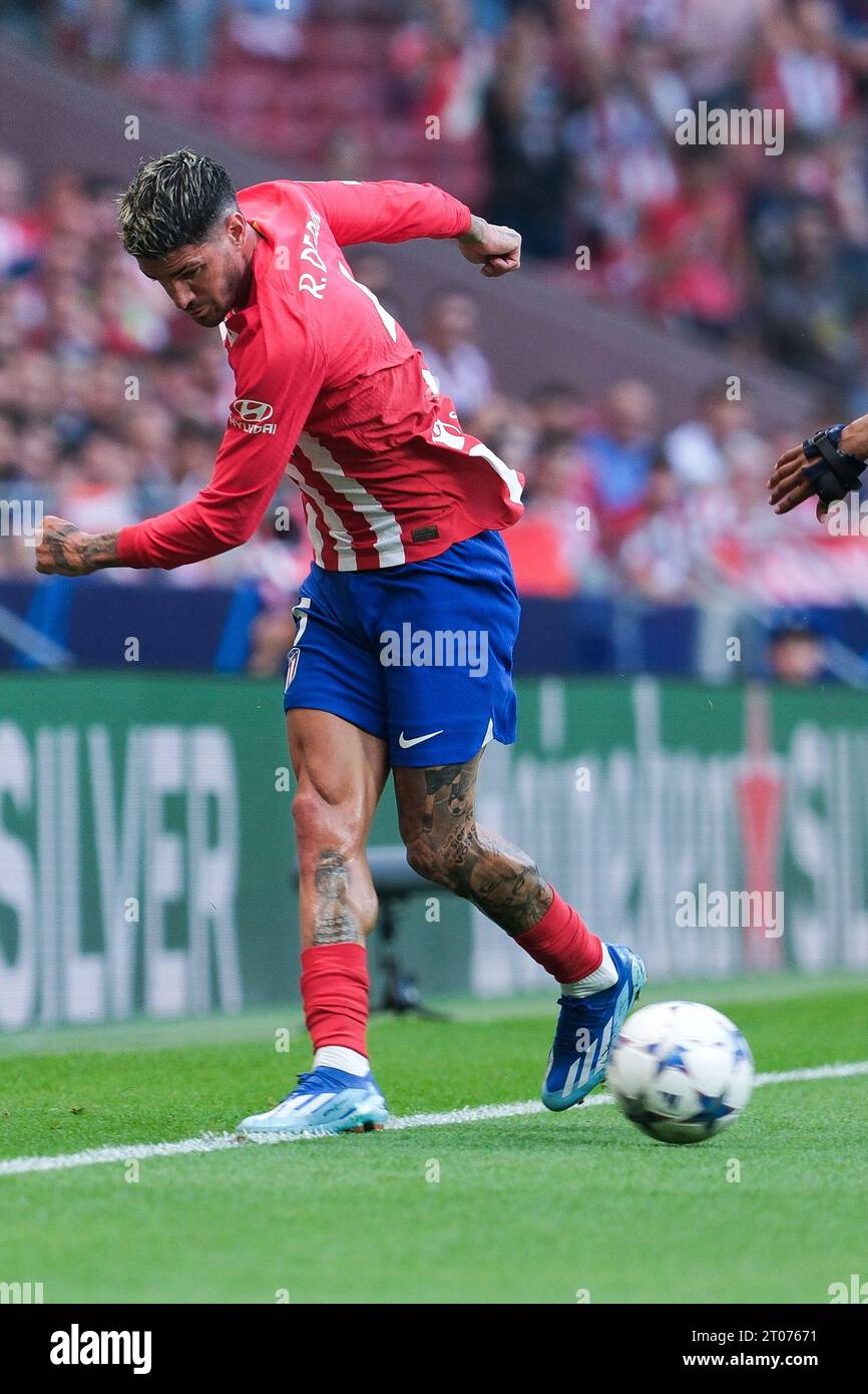 Rodrigo De Paul of Atletico Madrid during the UEFA Champions League ...