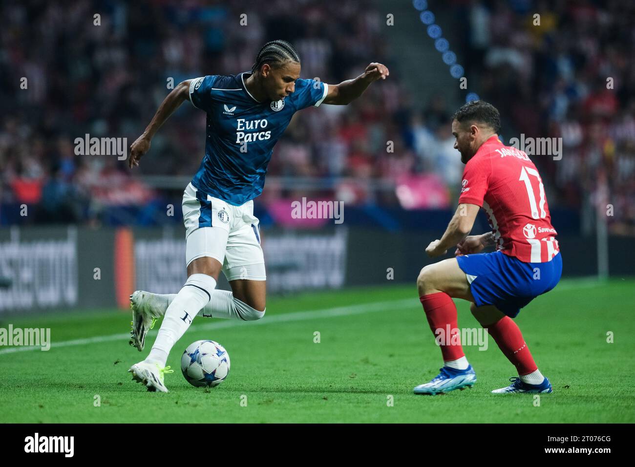 Gjivai Zechiel of Feyenord during the UEFA Champions League match ...