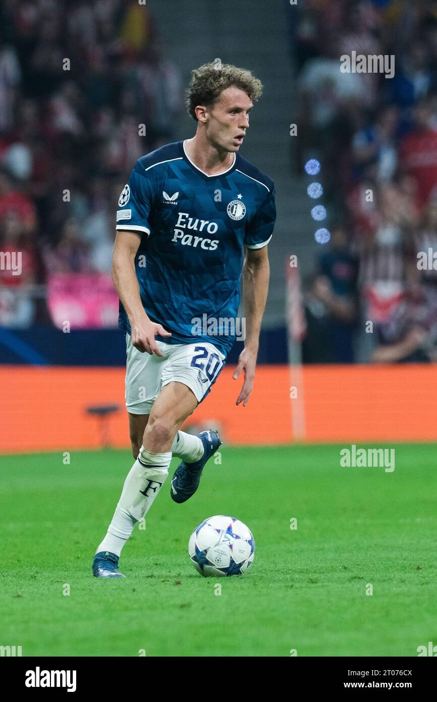 Mats Wieffer of Feyenord during the UEFA Champions League match between ...