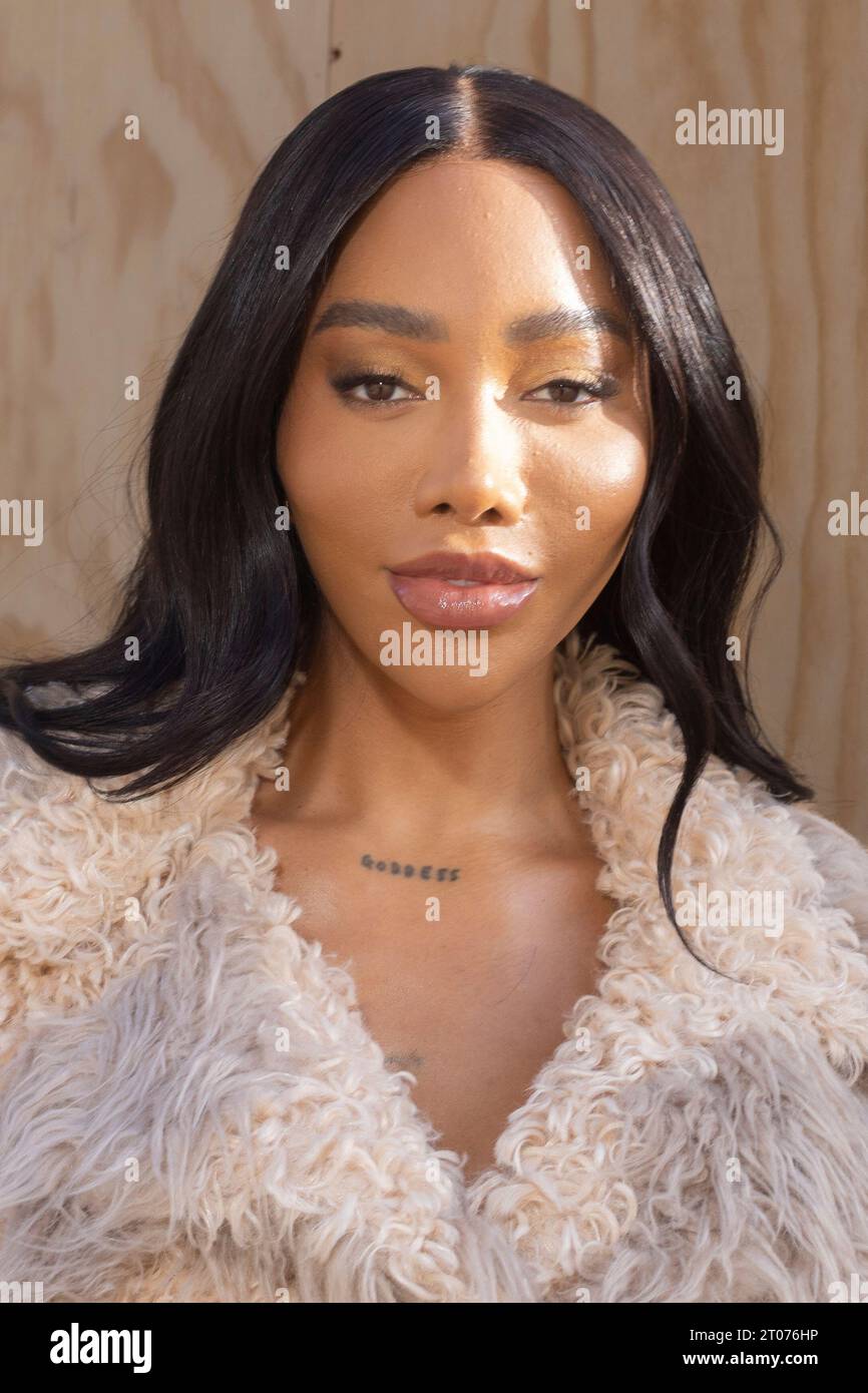 Munroe Bergdorf arrives for the Stella McCartney Spring/Summer 2024 ...