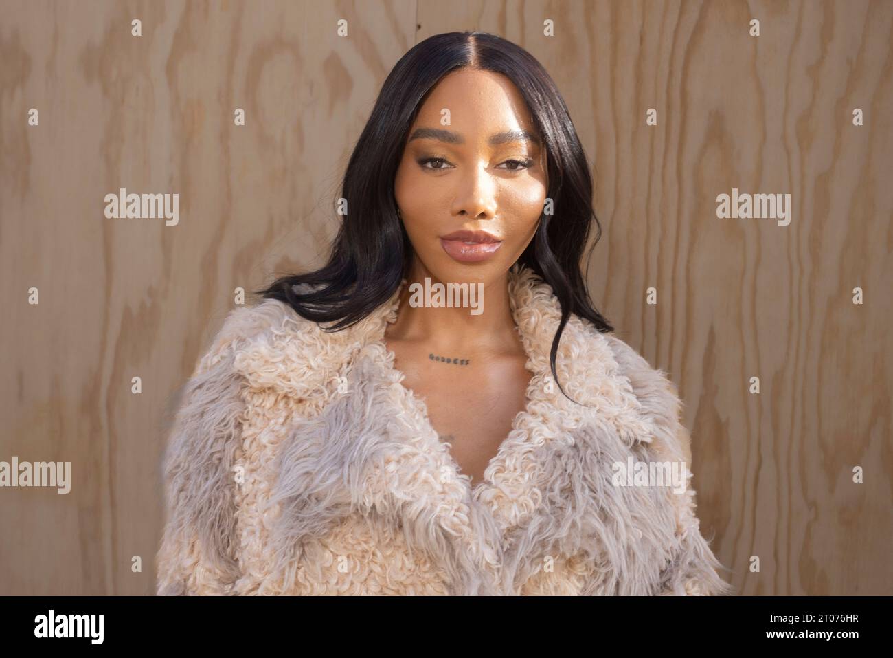 Munroe Bergdorf arrives for the Stella McCartney Spring/Summer 2024 ...