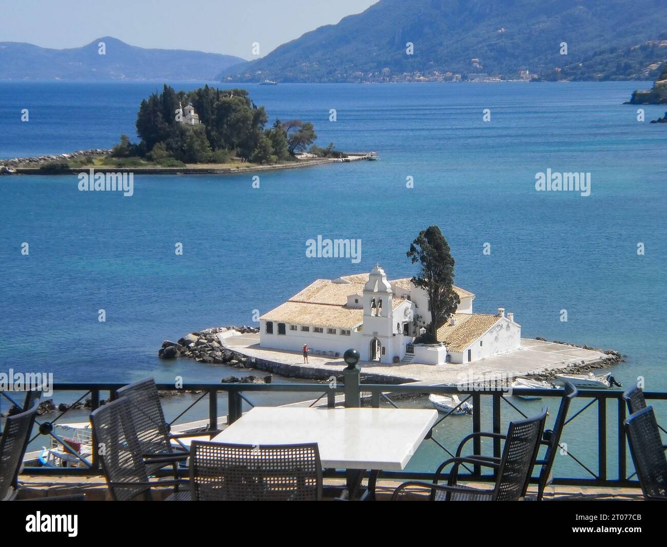 Corfu island in Greece is a beautiful summer destination Stock Photo ...