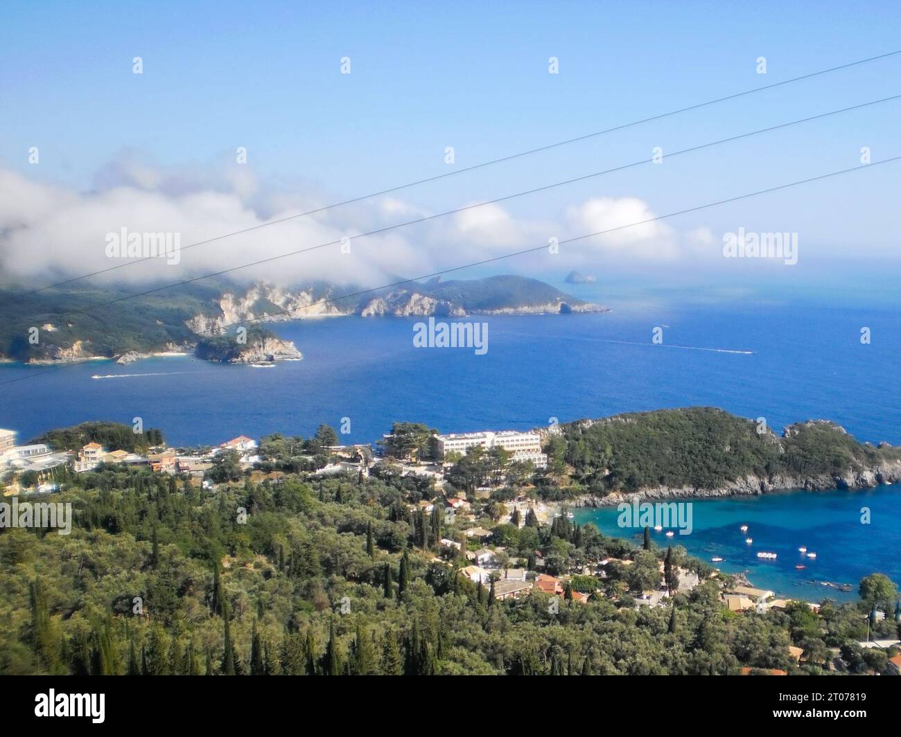 Corfu island in Greece is a beautiful summer destination Stock Photo ...
