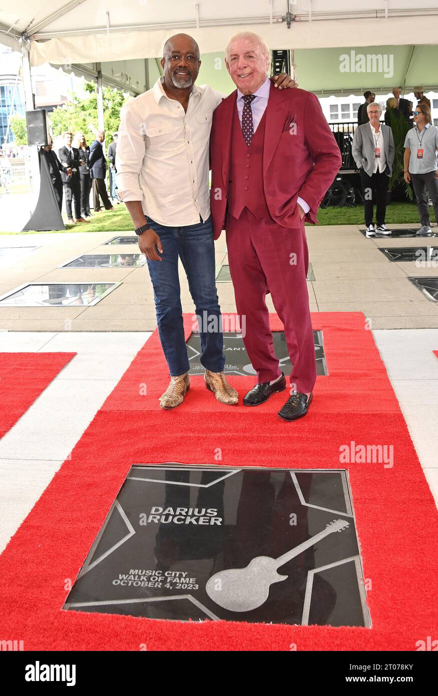 Nashville, USA. 04th Oct, 2023. Darius Rucker and Ric Flair at the 2023 ...