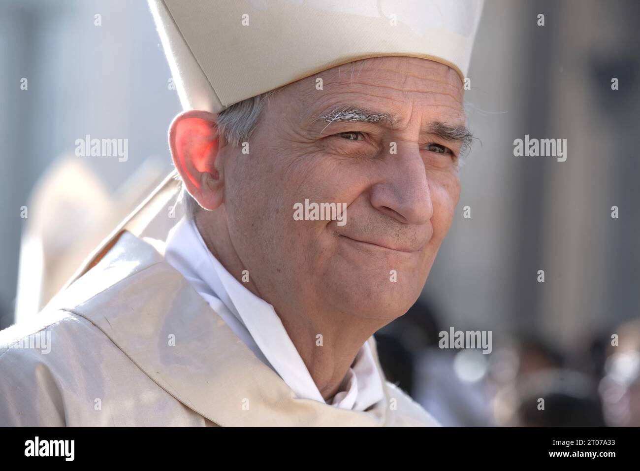 Vatican City, Vatican, 04 October 2023. Cardinal Matteo Maria Zuppi ...