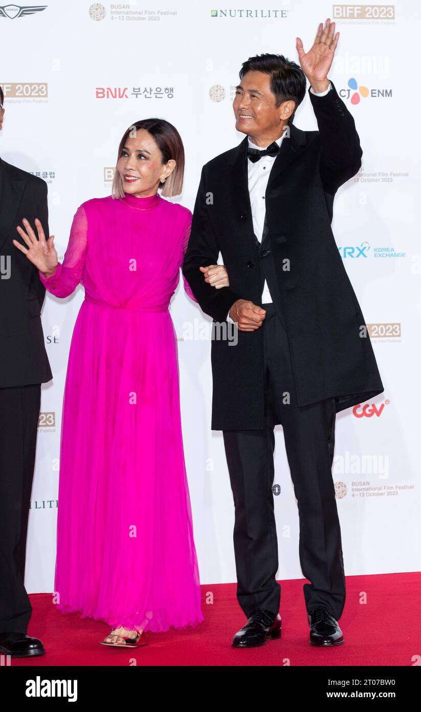 Busan, South Korea. 4th Oct, 2022. China-Hong Kong actor Chow Yun-fat ...