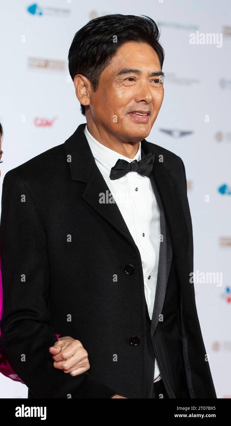 Busan, South Korea. 4th Oct, 2022. China-Hong Kong actor Chow Yun-fat ...