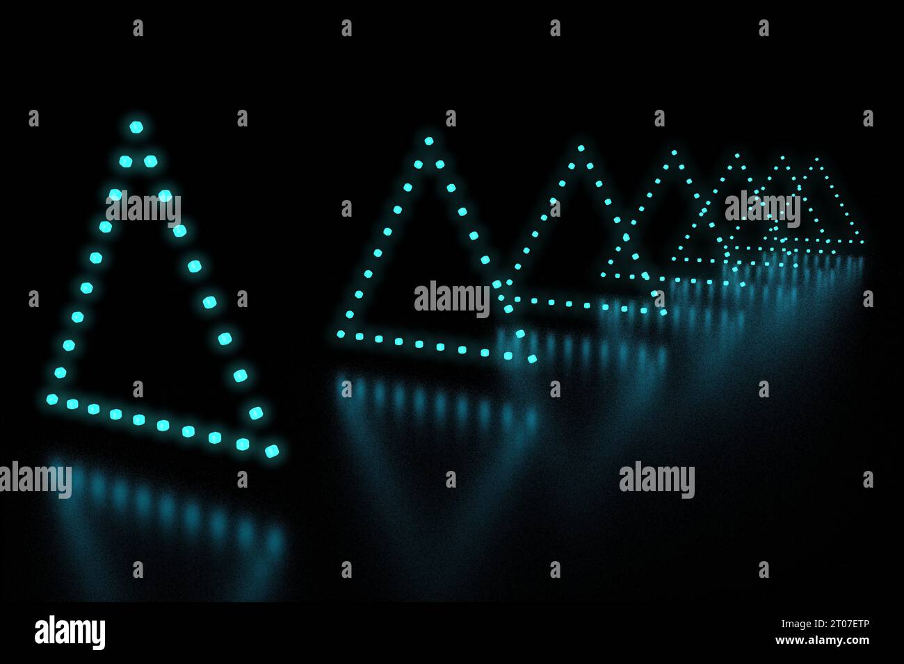 Triangle shaped lights hi-res stock photography and images - Alamy