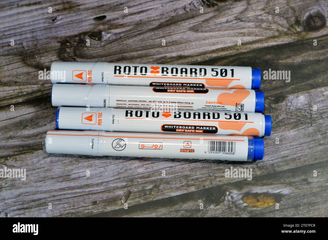 Cairo, Egypt, September 27 2023: Roto white board marker, Highly ...