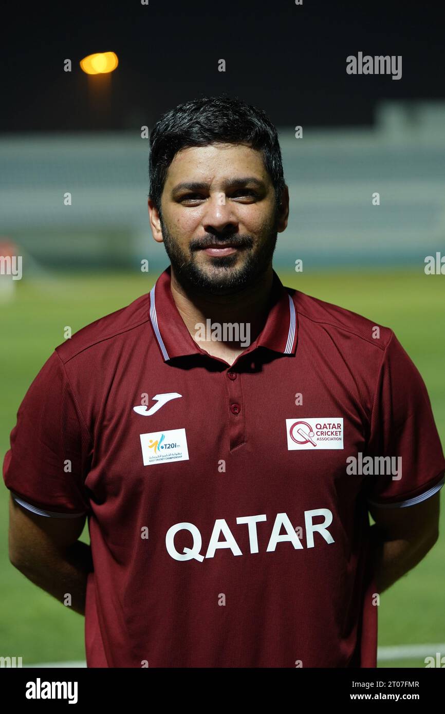 Member of Qatar cricket Team Stock Photo - Alamy