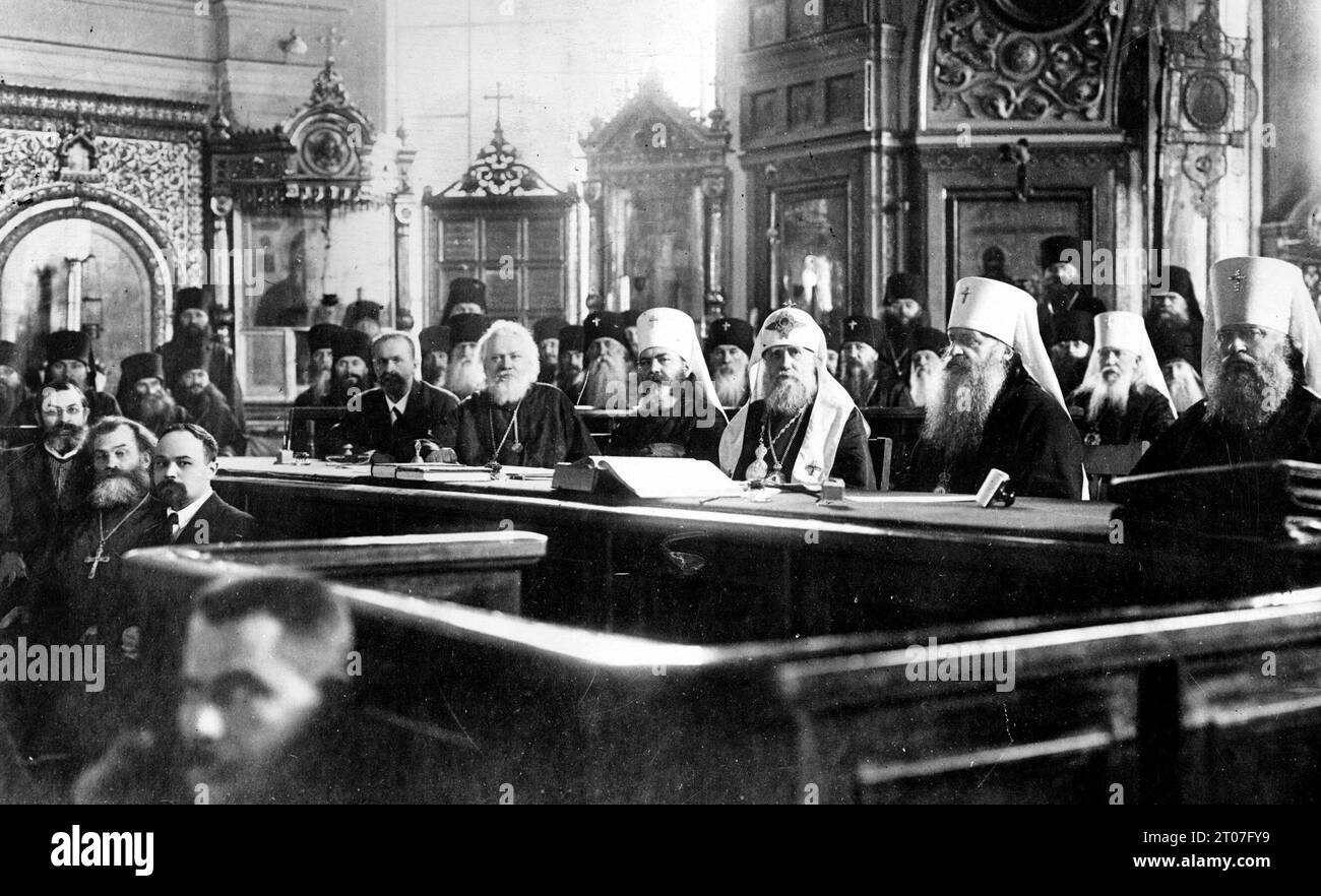 Highest authority of Russian Orthodox Church in 1917, following the ...