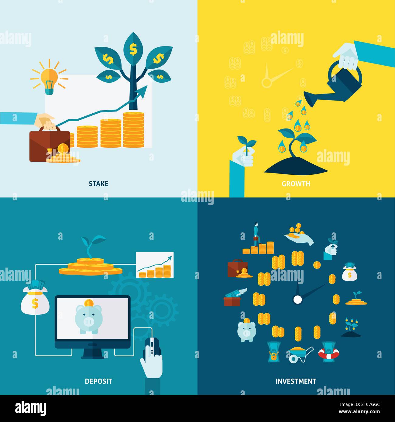 Investment grows deposit motion and stake protection or accumulation ...