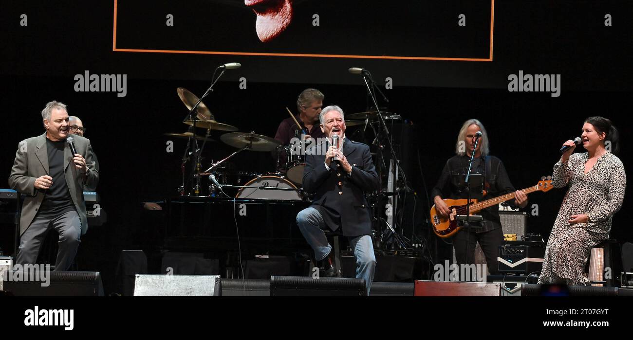 Nashville, USA. 03rd Oct, 2023. Steve Gatlin, Larry Gatlin and Kristin ...
