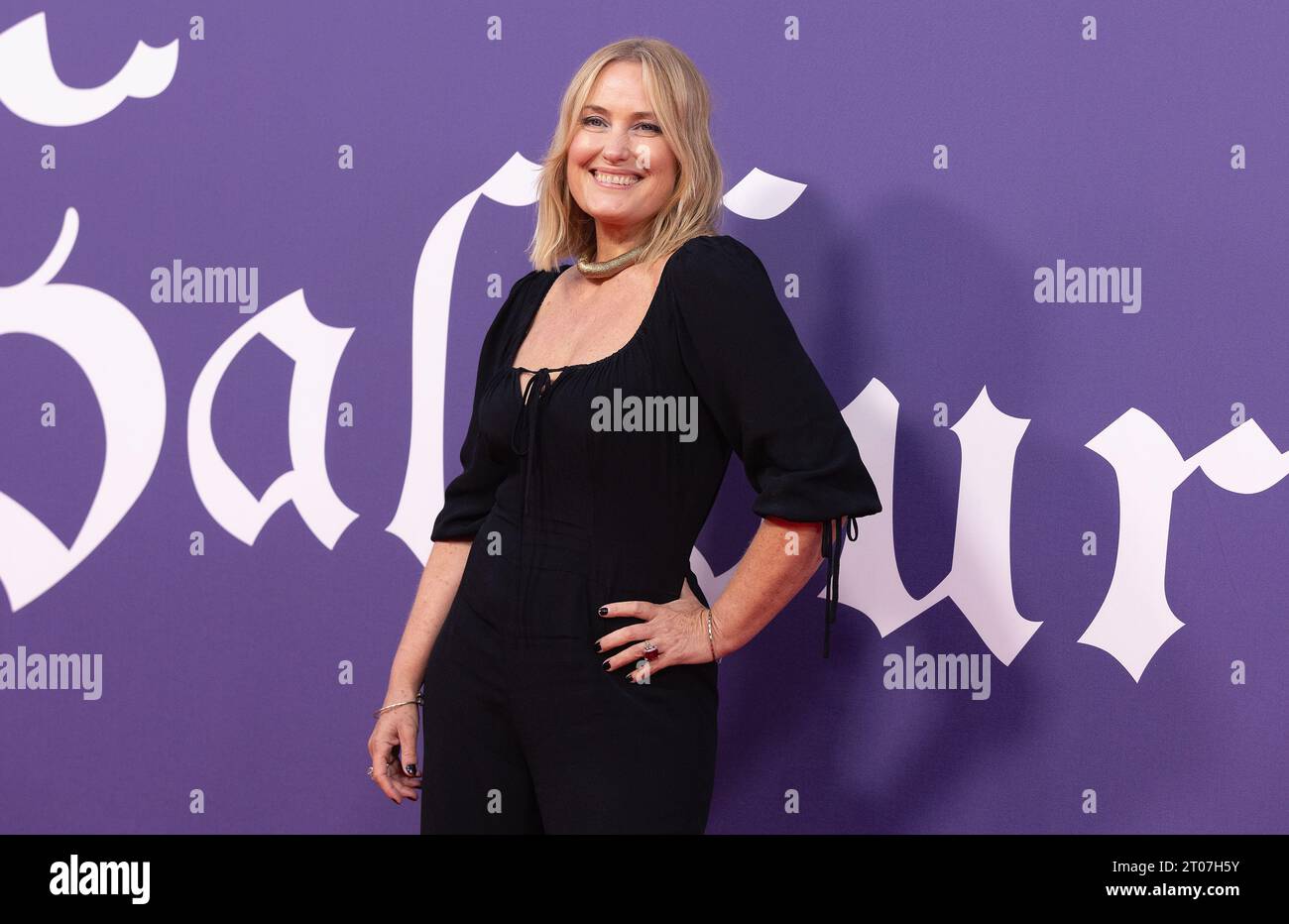 London, UK. 04 October, 2023. Mika Simmons attends SALTBURN Opening ...