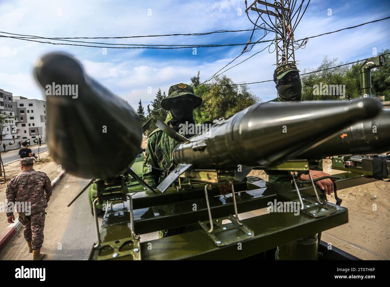 Middle East News/Gaza/Palestinian Territories Armed fighters of the Al ...