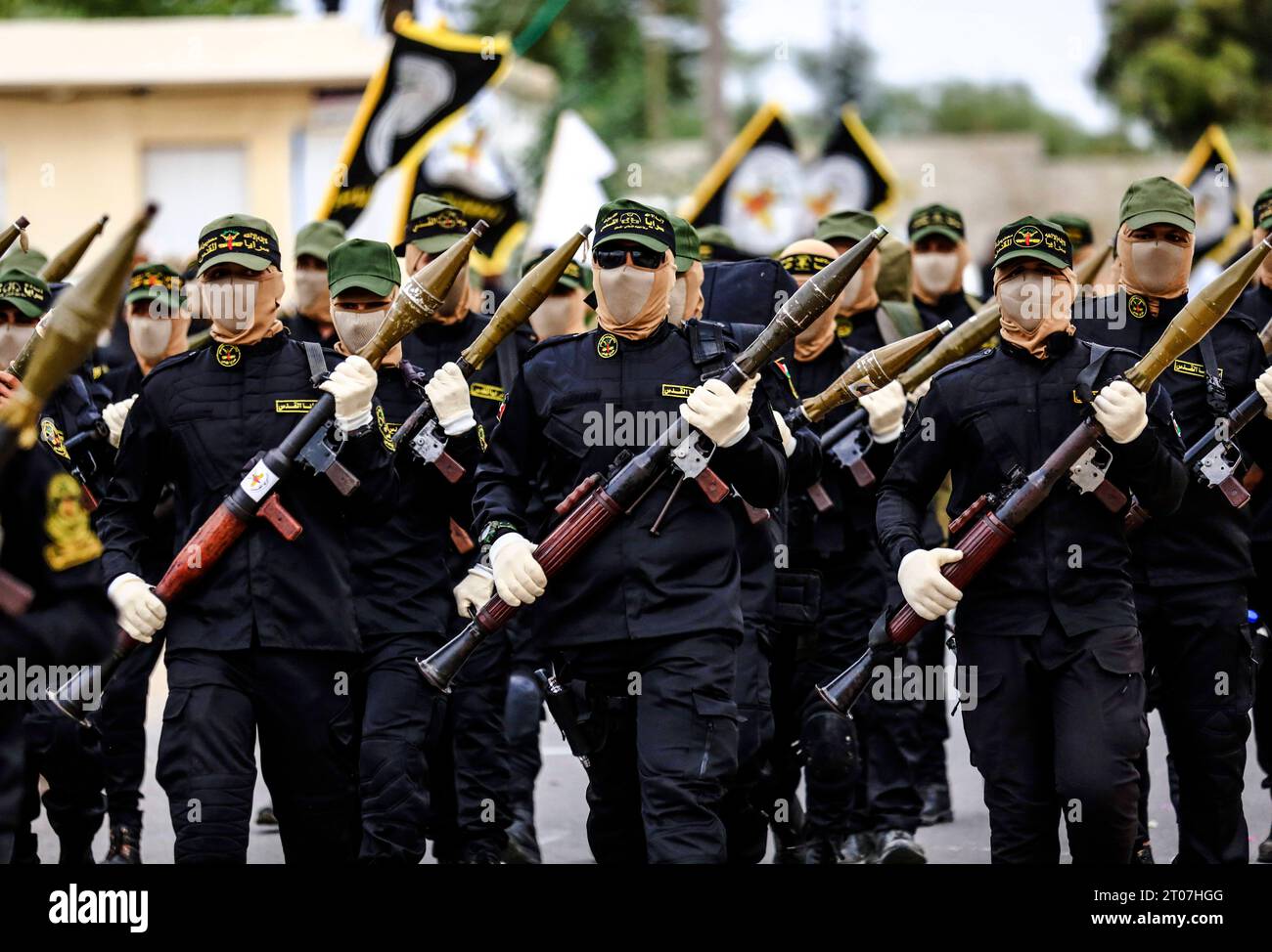 Middle East News/Gaza/Palestinian Territories Armed fighters of the Al ...