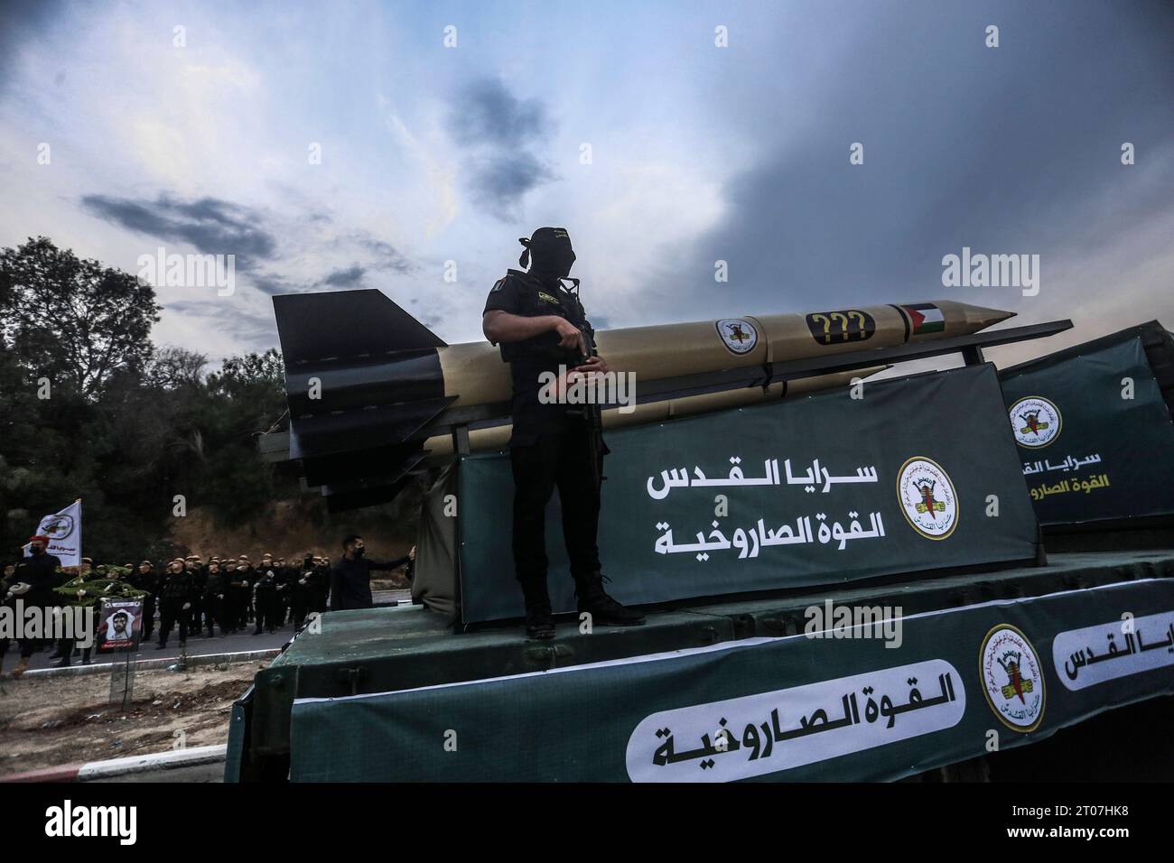 Middle East News/Gaza/Palestinian Territories Armed fighters of the Al ...