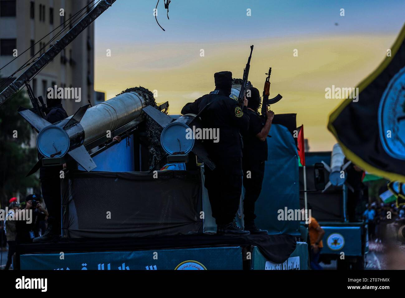 Middle East News/Gaza/Palestinian Territories Armed fighters of the Al ...