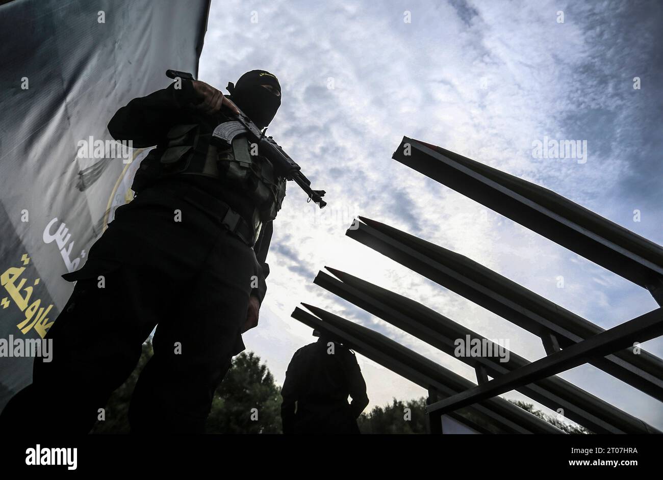 Middle East News/Gaza/Palestinian Territories Armed fighters of the Al ...