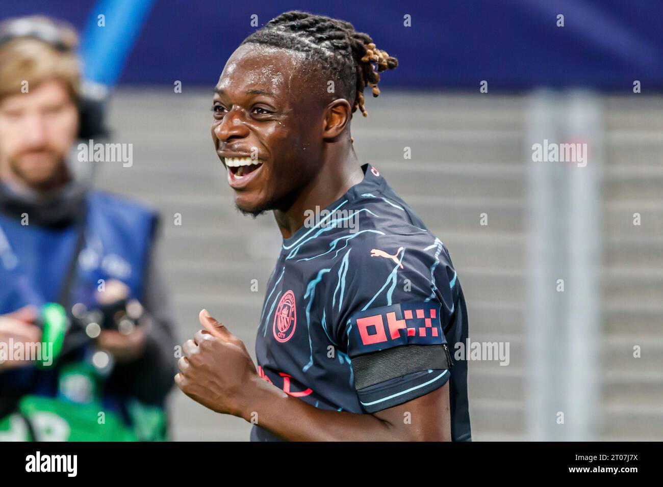 Jeremy doku manchester city rb leipzig hi-res stock photography and ...