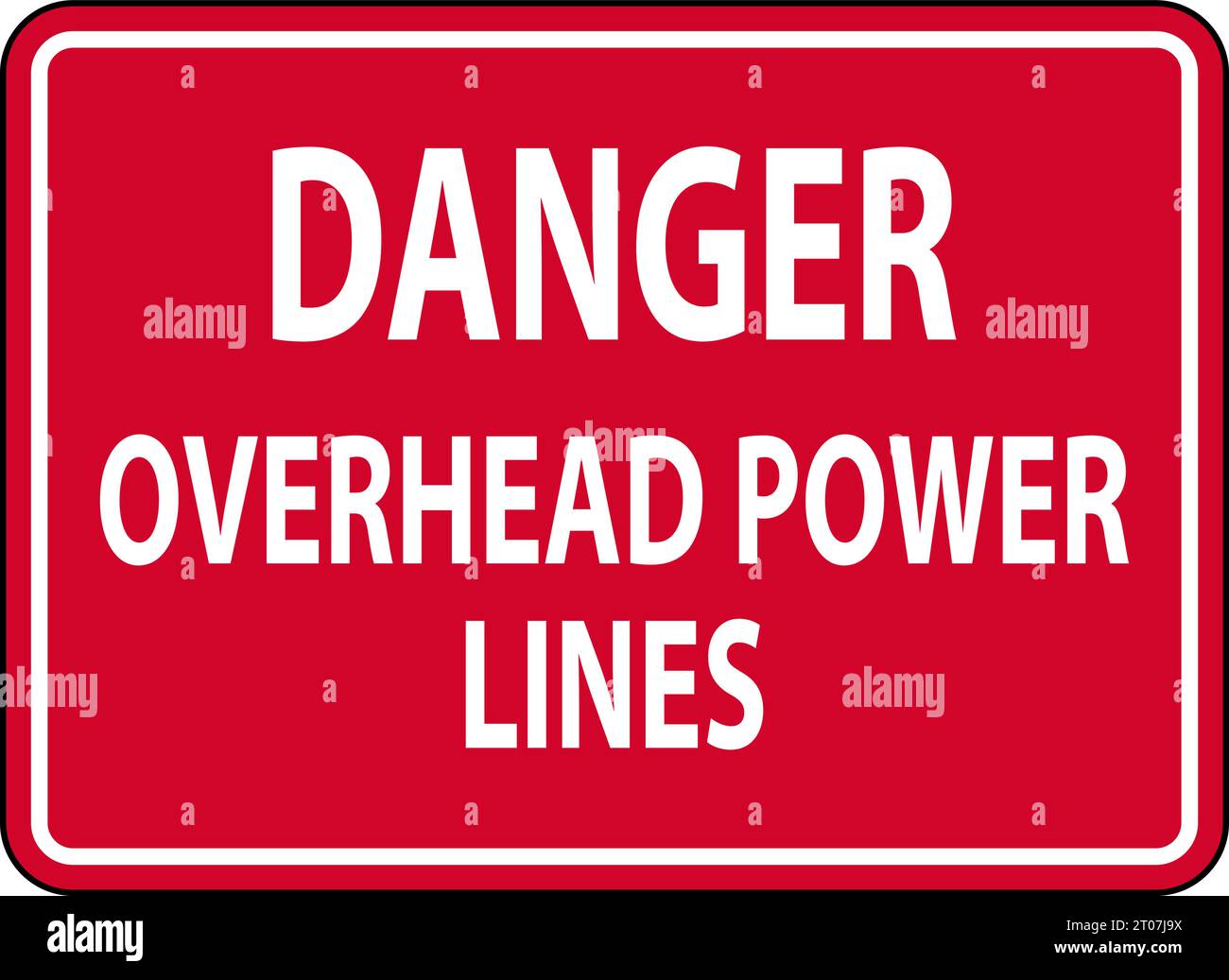 Danger Sign Overhead Power Lines Stock Vector Image & Art - Alamy Danger Sign Overhead Power Lines Stock Vector Image & Art - Alamy