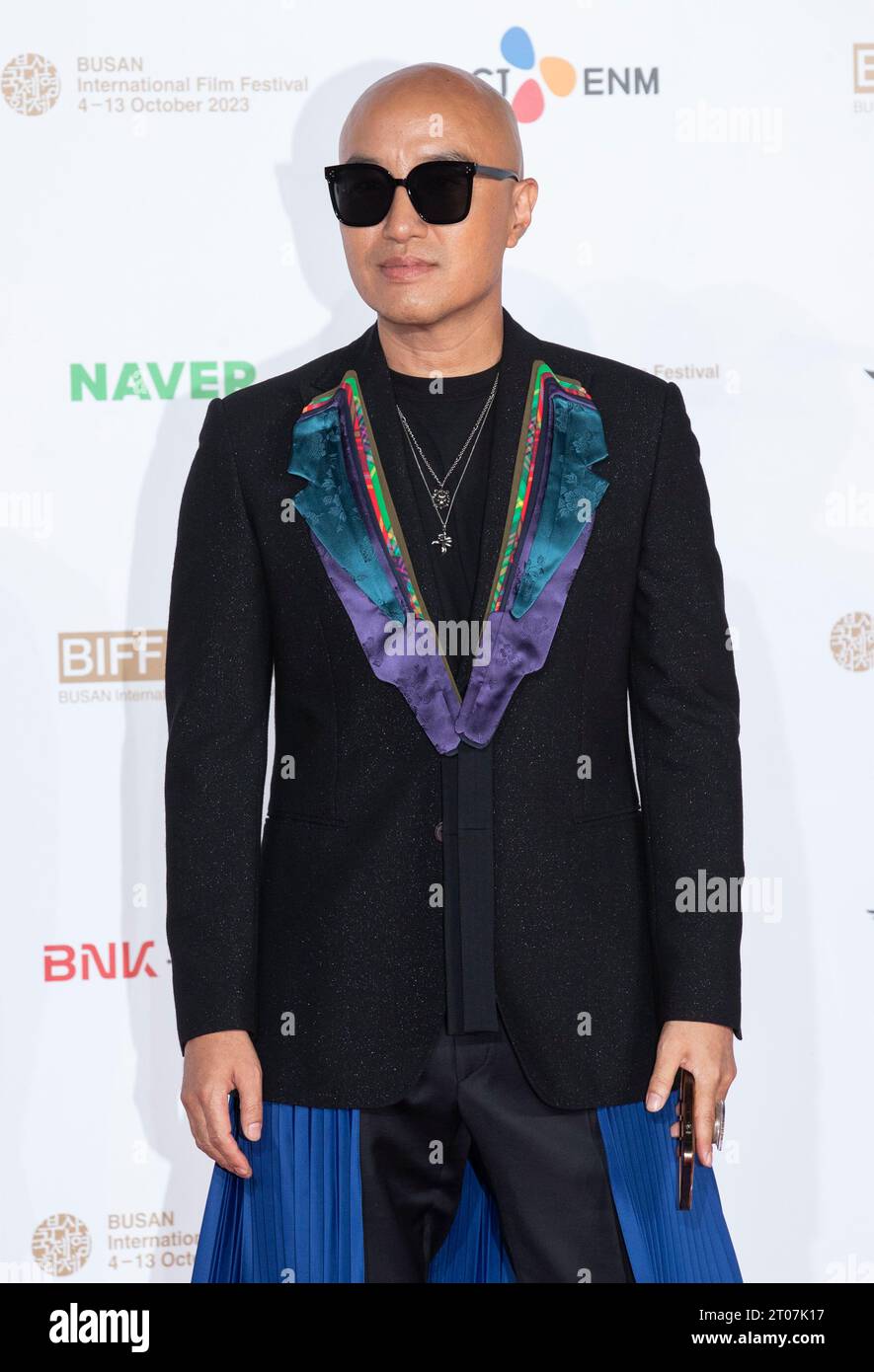 Busan, South Korea. 4th Oct, 2022. South Korean actor Hong Seok-cheon ...