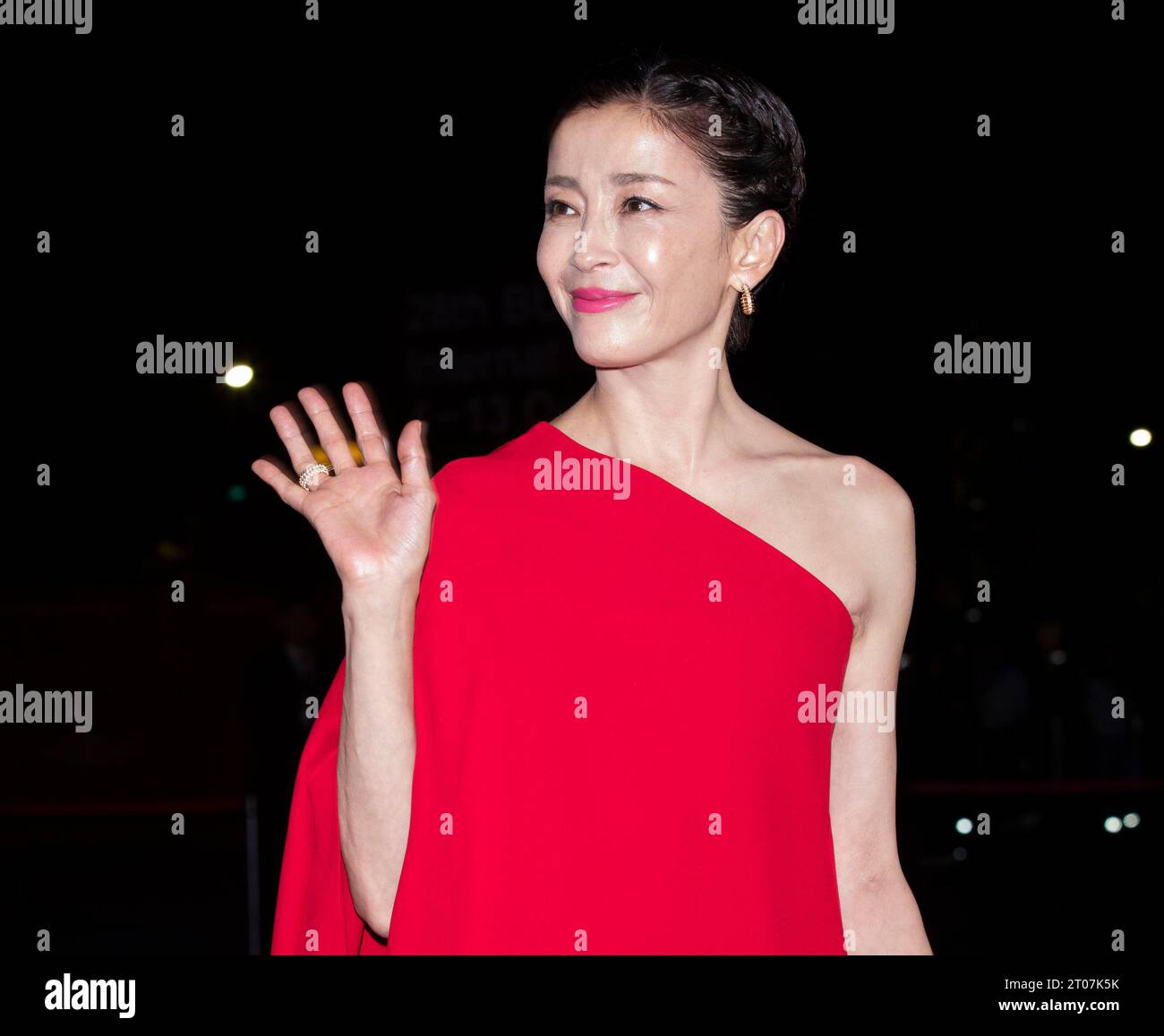 Busan, South Korea. 4th Oct, 2022. Japanese actress Rie Miyazawa ...