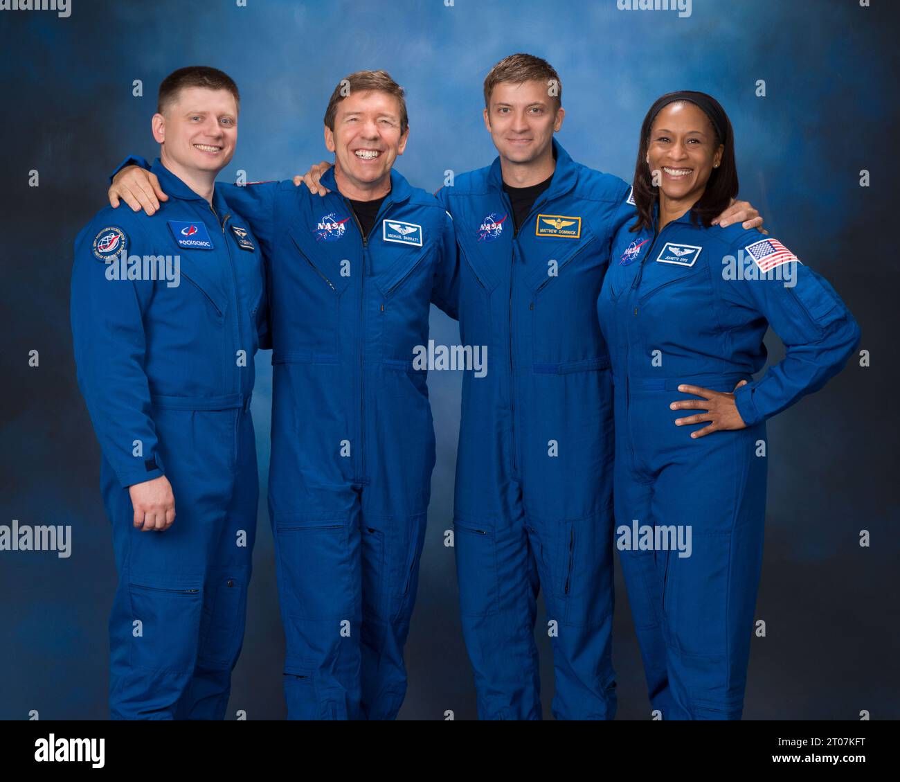 Houston, Texas, USA. 3rd Aug, 2023. SpaceX Crew-8 Official Crew ...
