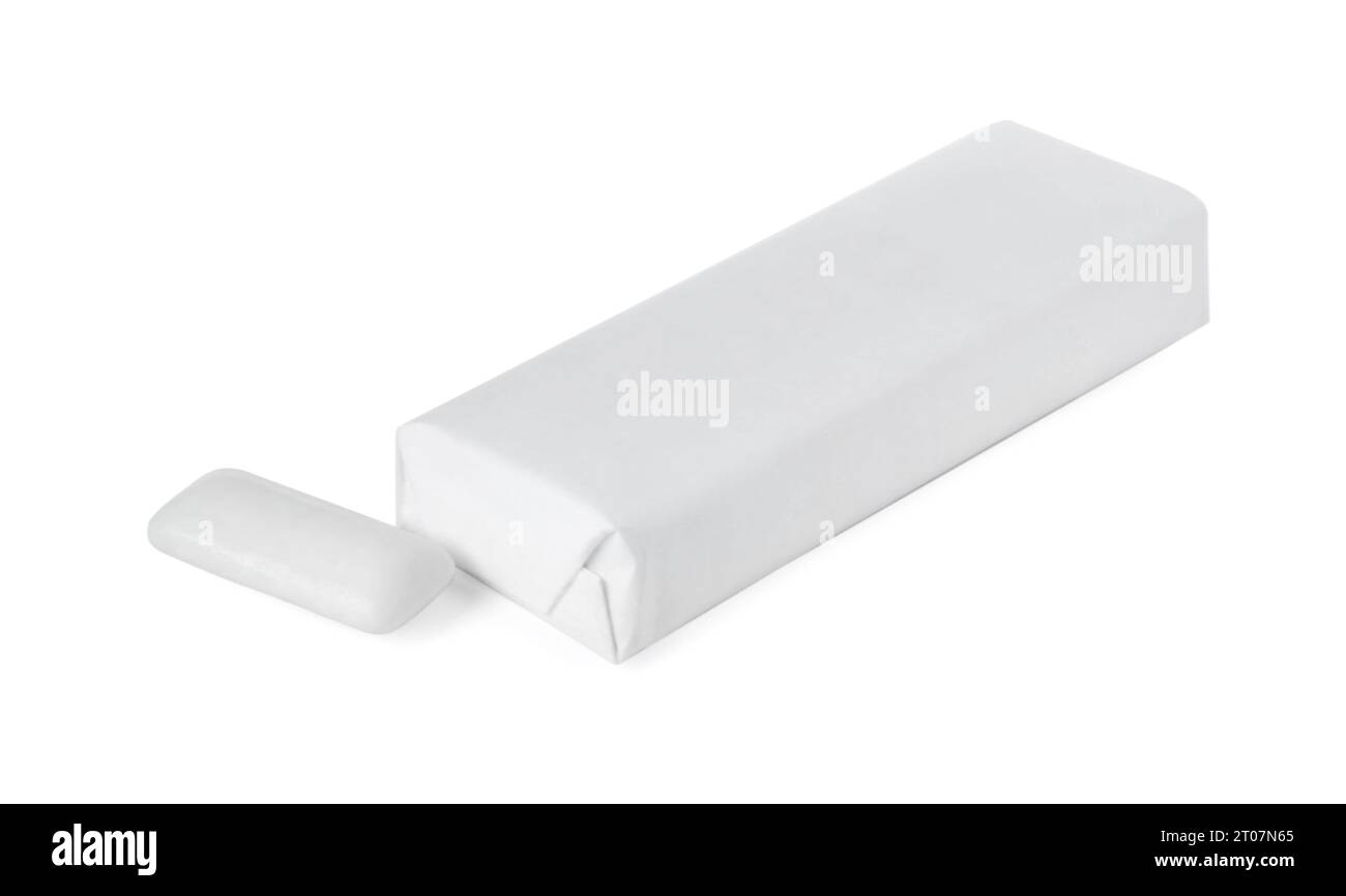 Empty white chewing gum hi-res stock photography and images - Alamy