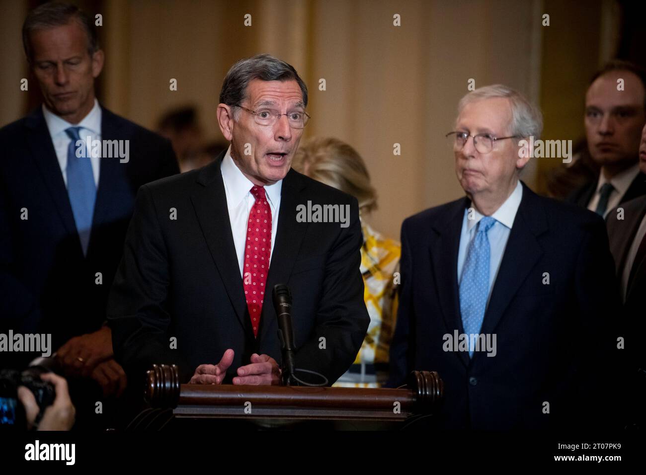 United States Senator John Barrasso (Republican of Wyoming) offers ...