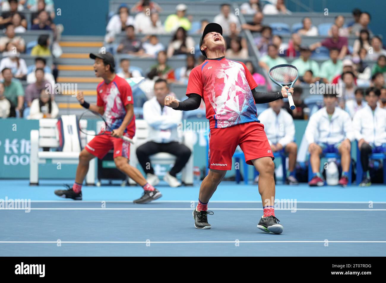 Hangzhou, China. 4th Oct, 2023. Takafumi Uchimoto Sora Hirooka (JPN ...