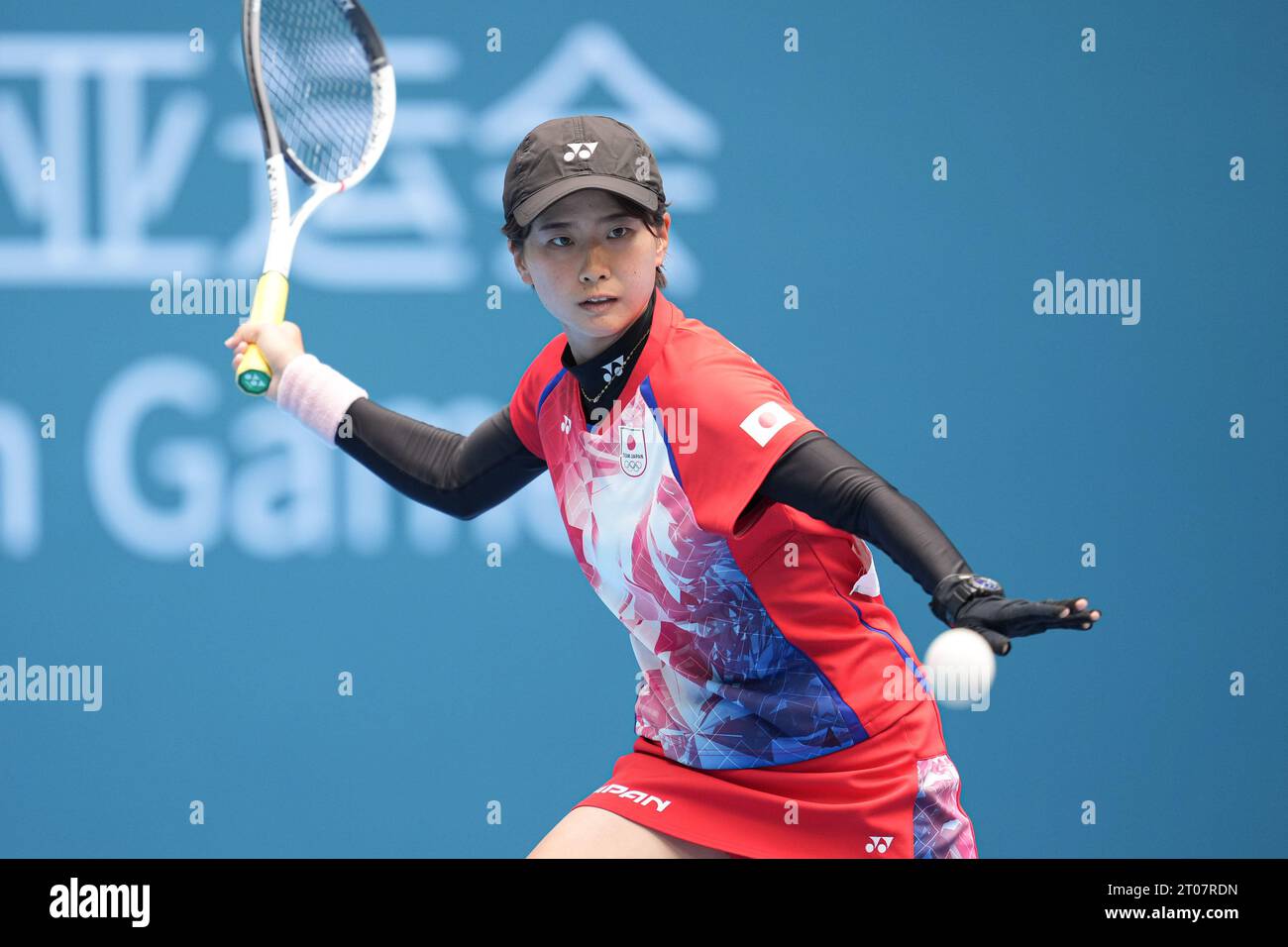 Hangzhou, China. 4th Oct, 2023. Kurumi Onoue (JPN) Soft Tennis : Women's Team Final at Hangzhou ...