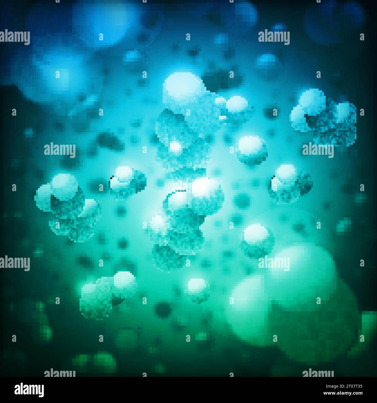 Superbugs realistic background with collection and combinations of ...