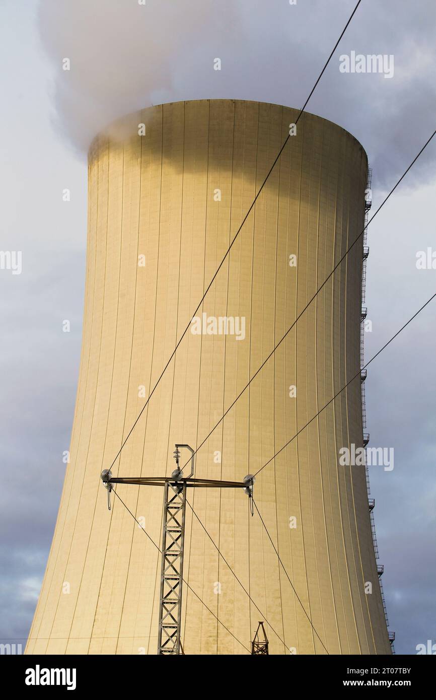 Cooling Tower at Meirama Thermal Power Plant in Cerceda, Spain Stock ...
