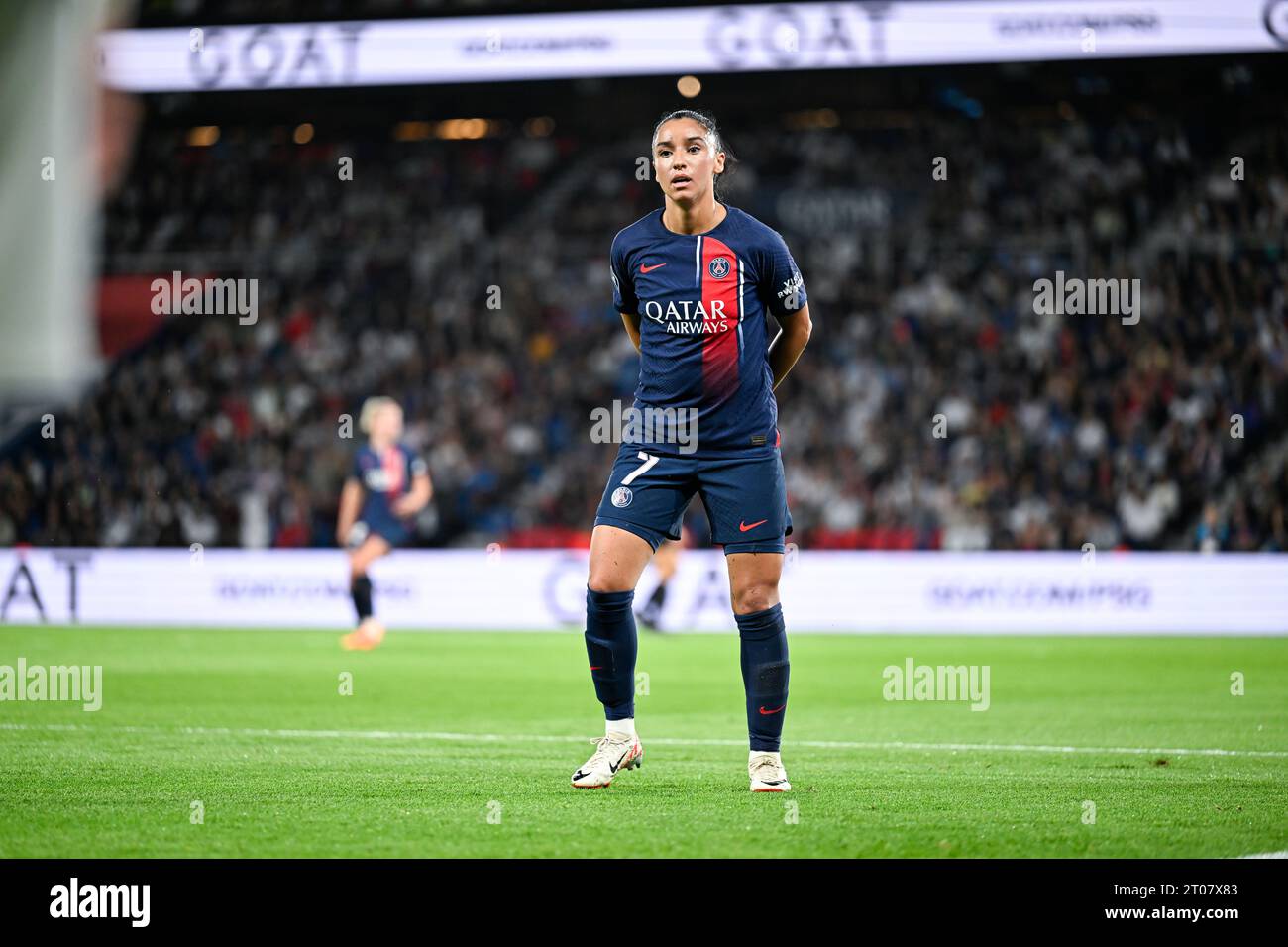Paris, France. 01st Oct, 2023. Sakina Karchaoui during the D1 Arkema ...