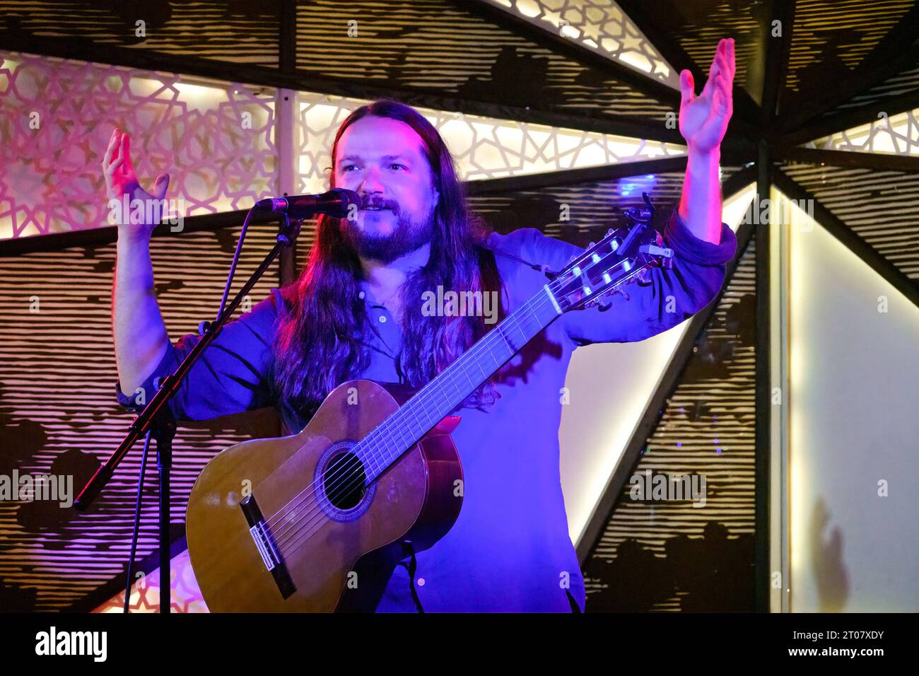 New York, USA. 3rd Oct, 2023. Chilean singer Nano Stern performs in The ...
