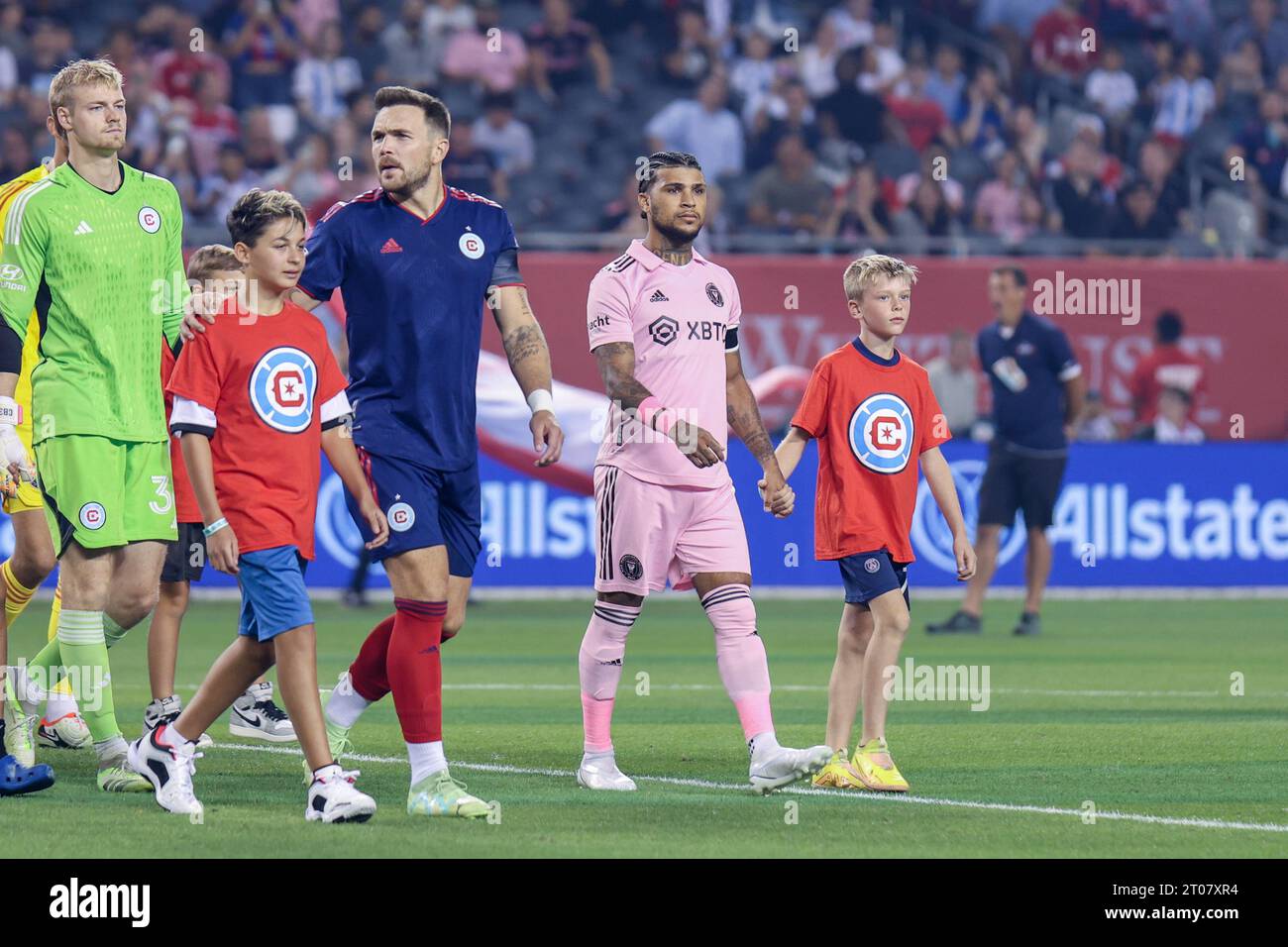 Chicago, USA. 04th Oct, 2023. Chicago, USA, October 4, 2023: DeAndre ...