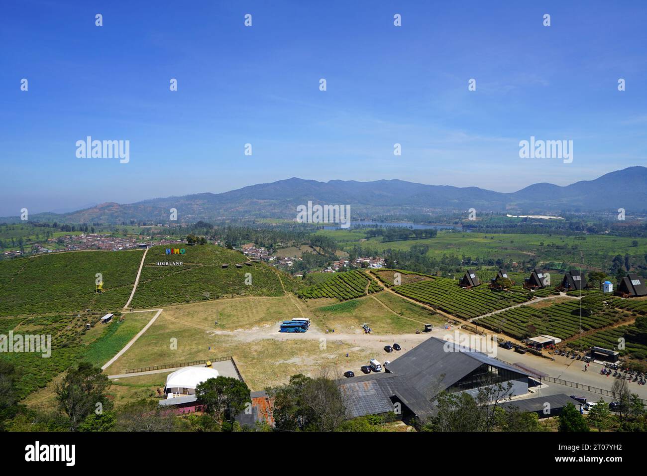 Nimo Highland Park at Tea Plantation Pengalengan Bandung, West Java ...