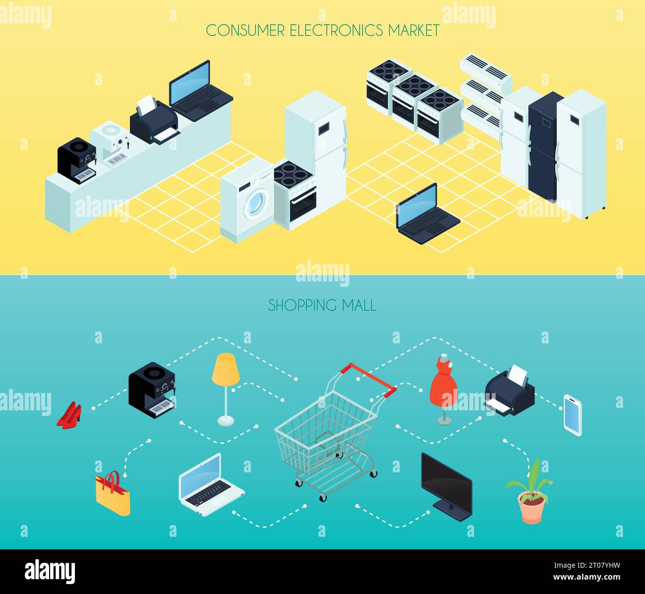 Inside truck boutique Stock Vector Images - Alamy