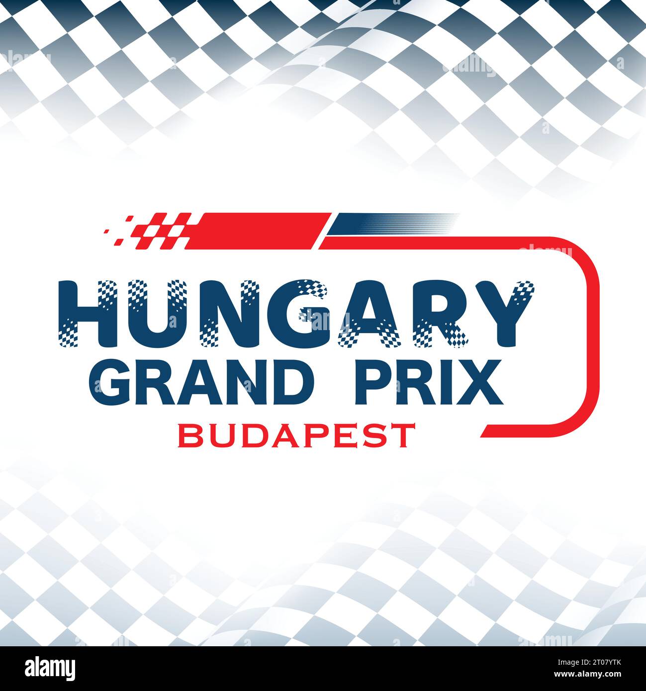 Hungary grand prix checkered background Stock Vector Image & Art - Alamy