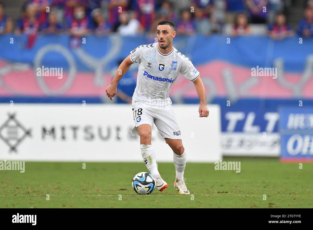 Tokyo, Japan. 1st Oct, 2023. Gamba Osaka's Neta Lavi during the 2023 J1 ...