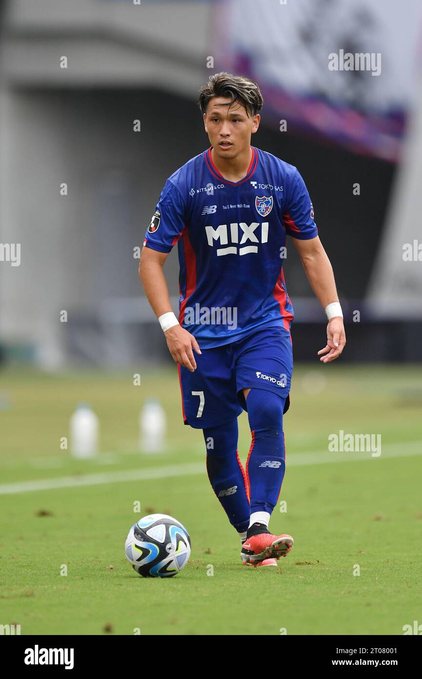 Tokyo, Japan. 1st Oct, 2023. FC Tokyo's Kuryu Matsuki during the 2023 ...